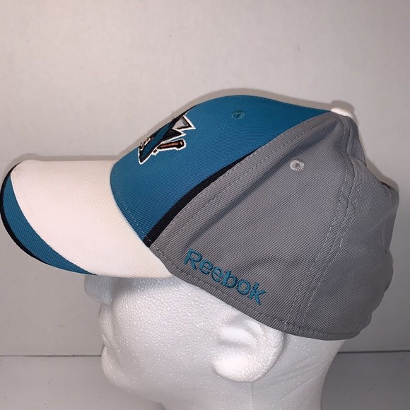 Reebok | Accessories | San Jose Sharks Sm Hat Retro Logo Blue White Nhl ...
